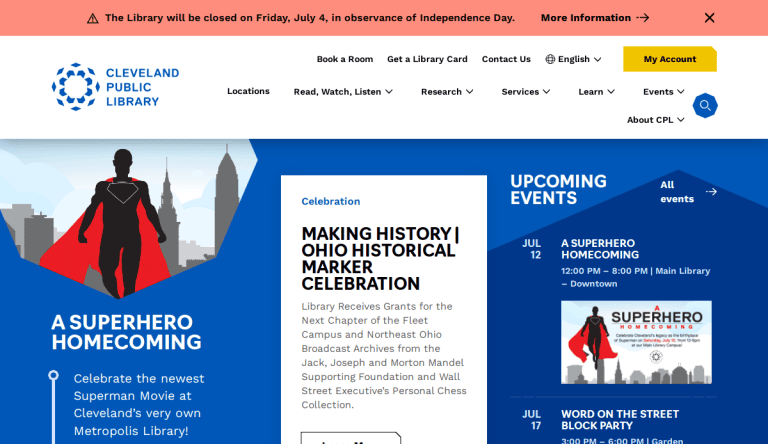 25 Best Library Website Examples in 2025 | CyberOptik