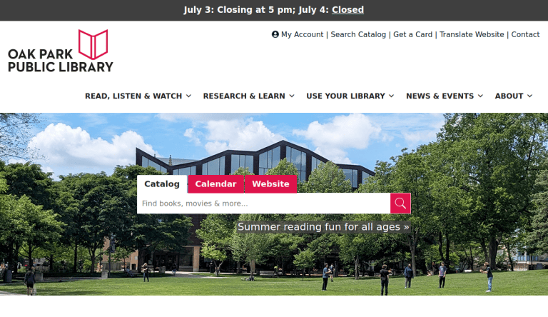 25 Best Library Website Examples in 2025 | CyberOptik