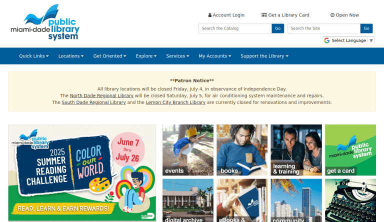 25 Best Library Website Examples in 2025 | CyberOptik