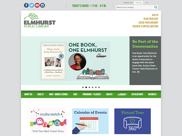 25 Best Library Website Examples in 2025 | CyberOptik