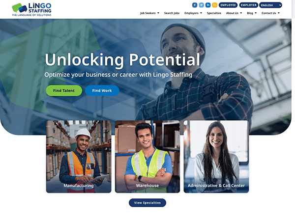 20 Best Staffing Websites of 2024 I CyberOptik