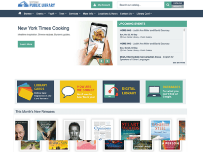 25 Best Library Website Examples in 2025 | CyberOptik