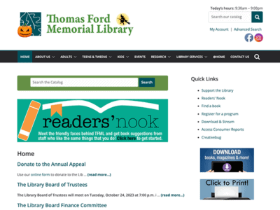 25 Best Library Website Examples in 2025 | CyberOptik