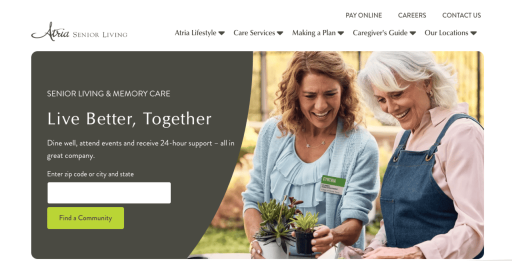 20 Best Senior Living Website Designs I CyberOptik