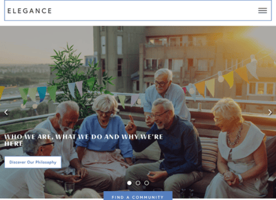 20 Best Senior Living Website Designs I CyberOptik