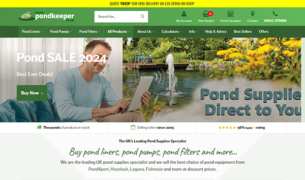 20 Best Pond Websites for 2025 I CyberOptik