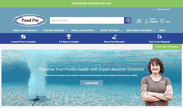 20 Best Pond Websites for 2025 I CyberOptik