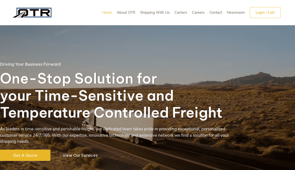 20 Best Logistics Website Designs I CyberOptik