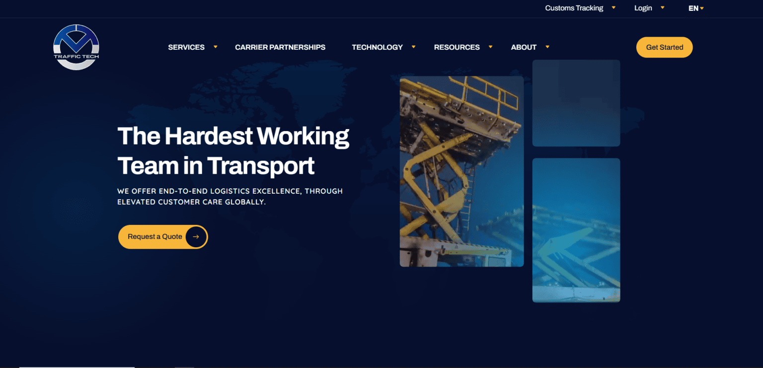 20 Best Logistics Website Designs I CyberOptik