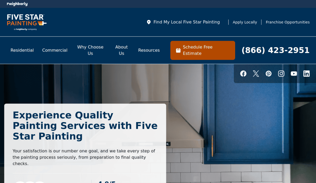 20 Best House Painting Website Designs I CyberOptik